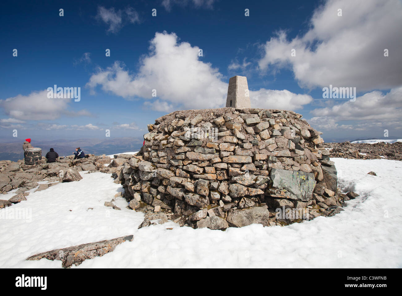The summit of Ben Nevis, Scotland, UK Stock Photo - Alamy