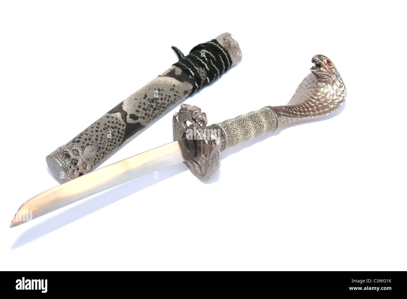 Dagger isolated on white background Stock Photo - Alamy