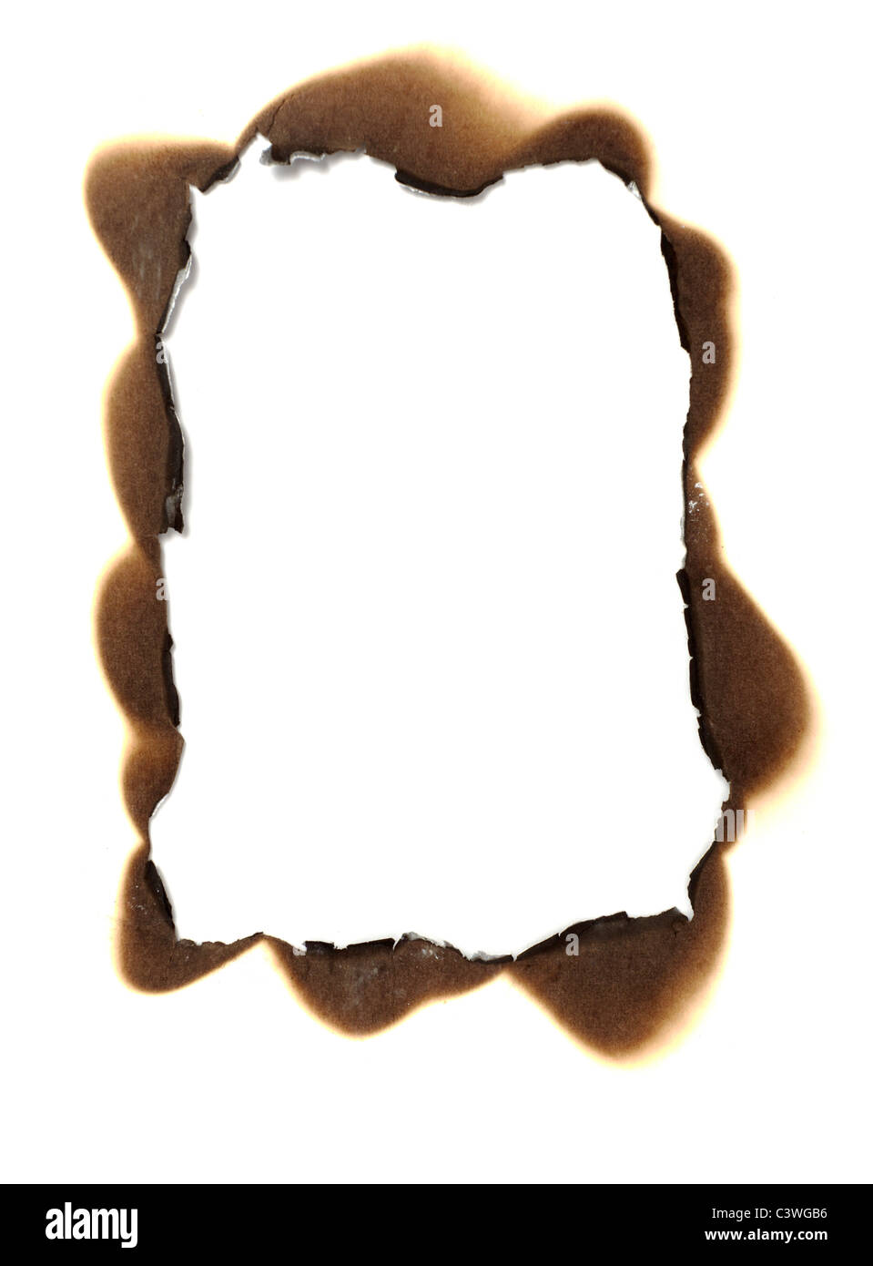 Burnt Paper Square