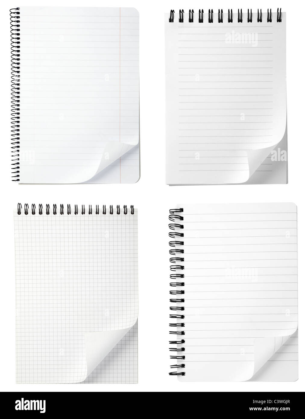 note book page Stock Photo - Alamy