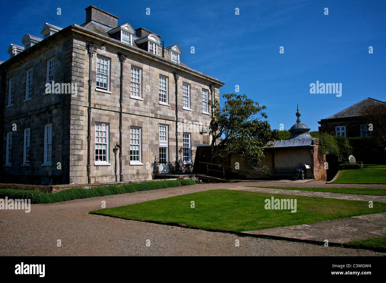 Anthony Torpoint Cornwall UK National Trust House Stock Photo - Alamy