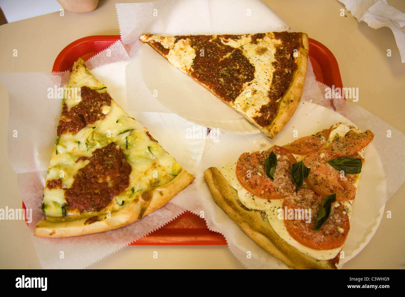 Pizza toppings slices hi-res stock photography and images - Alamy