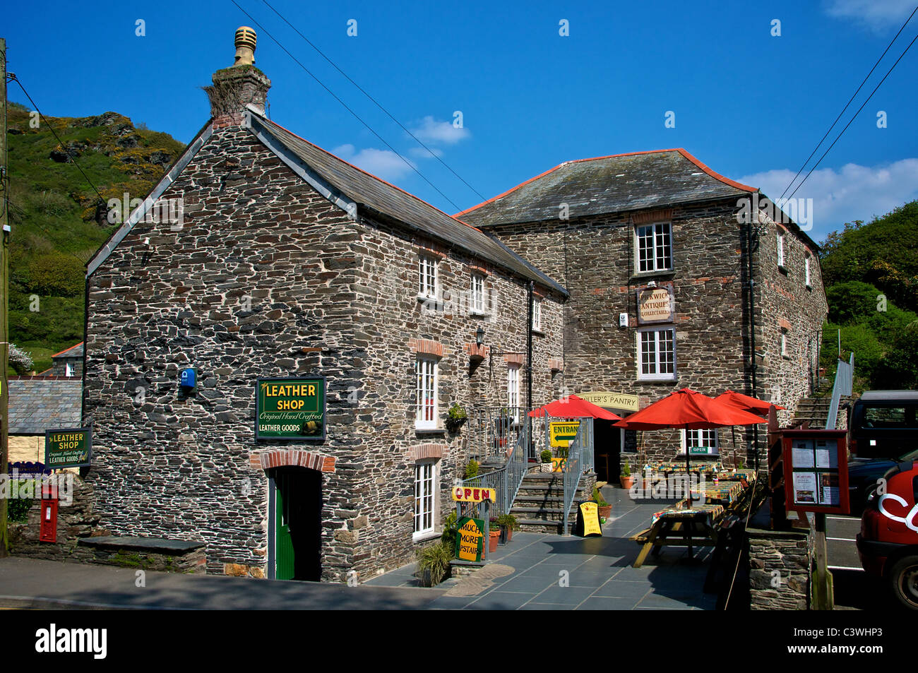 Boscastle Cornwall UK National Trust Stock Photo - Alamy