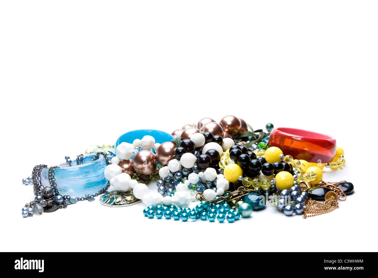 Close up green beads Cut Out Stock Images & Pictures - Alamy