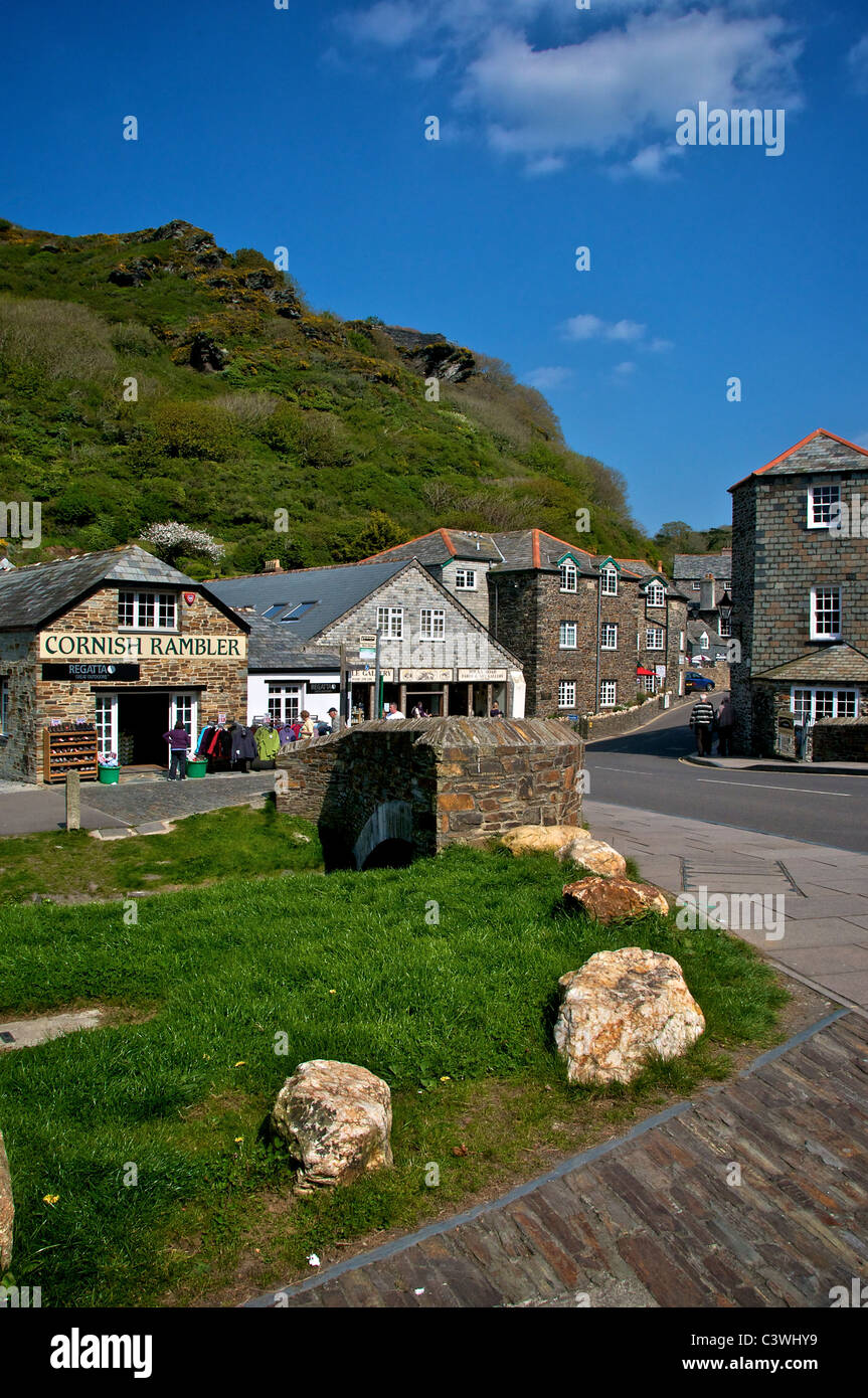 Boscastle Cornwall UK National Trust Stock Photo - Alamy