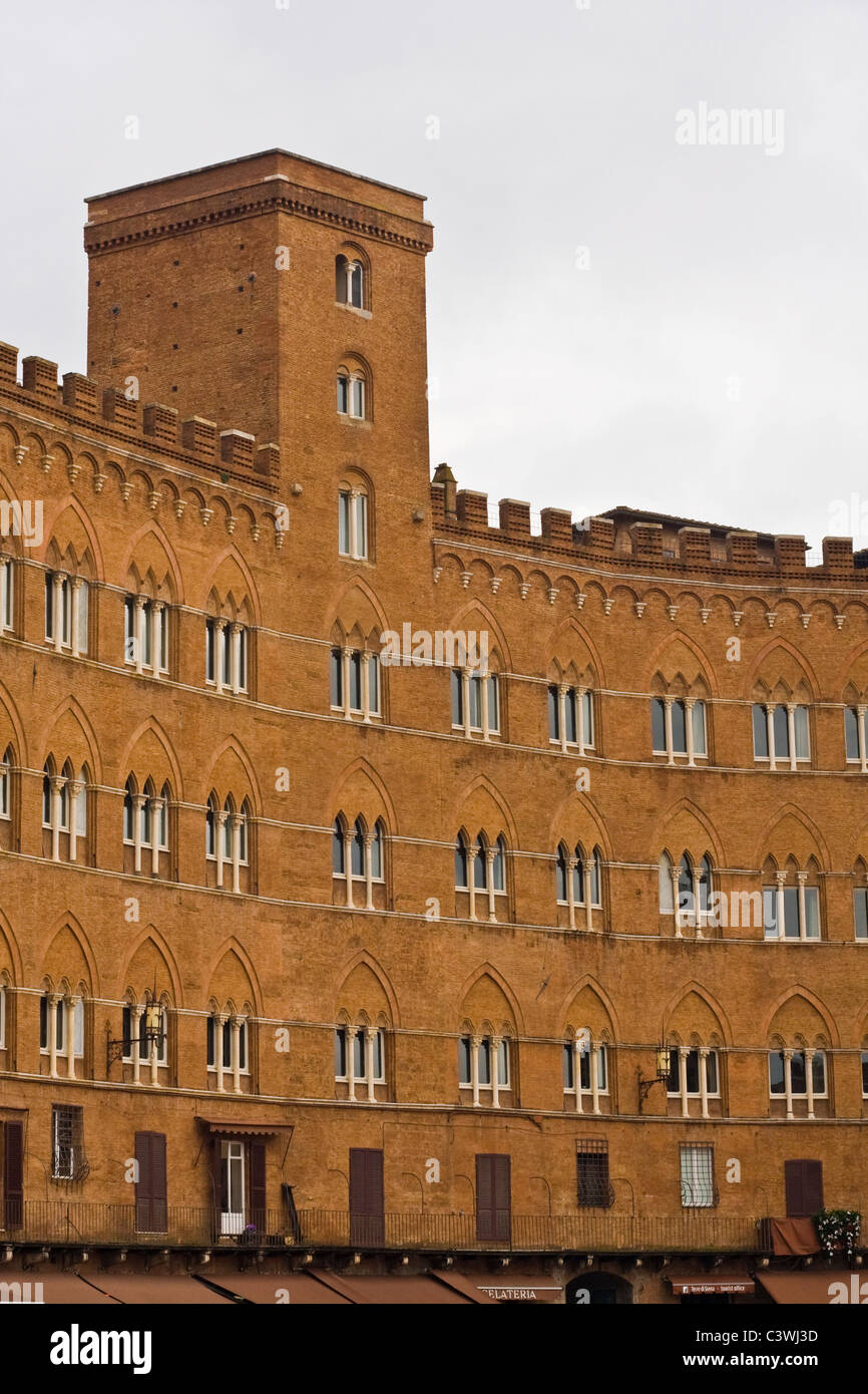ancient wall in siena Italy Stock Photo - Alamy