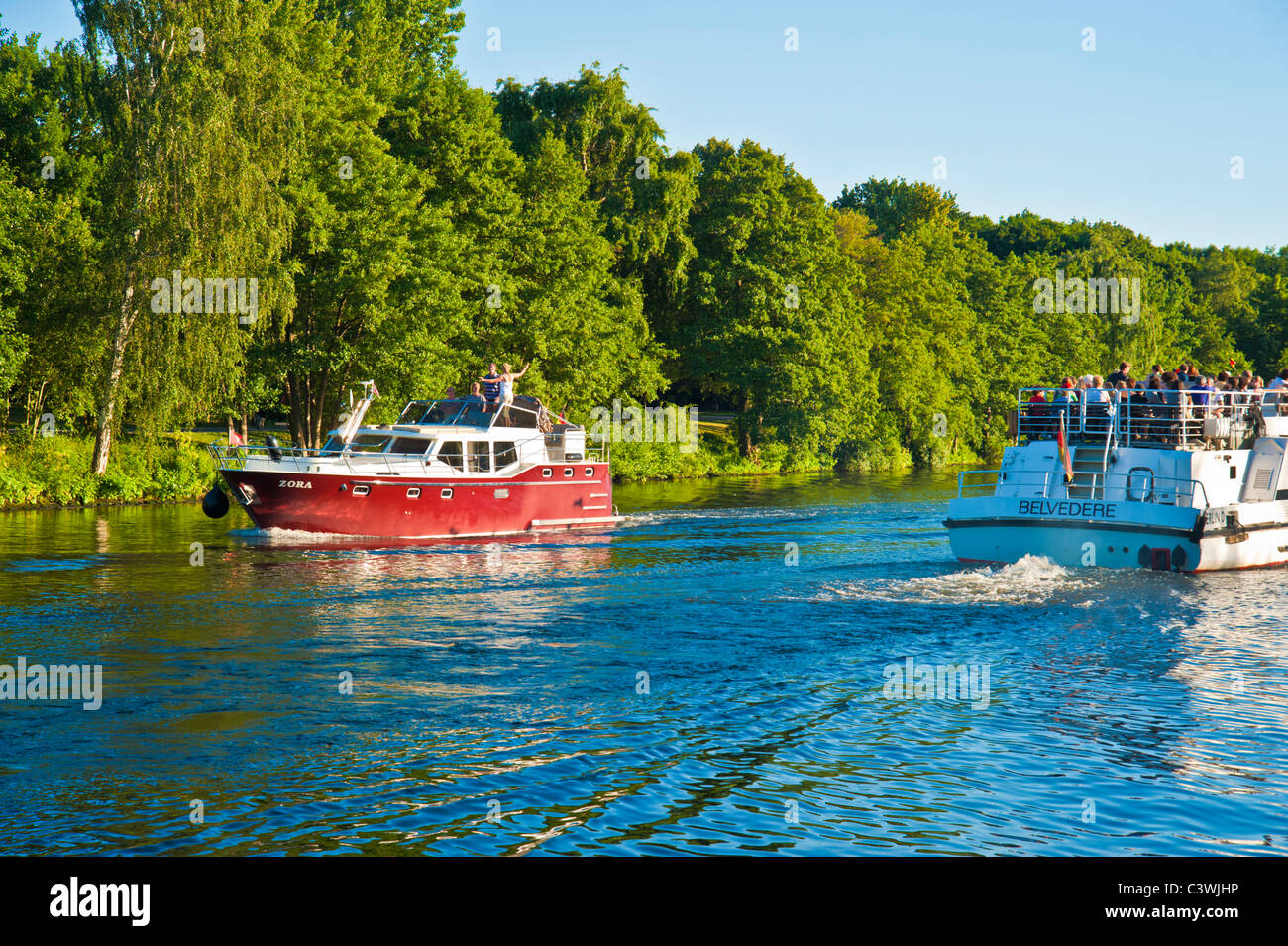 Pleasure boat germany hi-res stock photography and images - Alamy