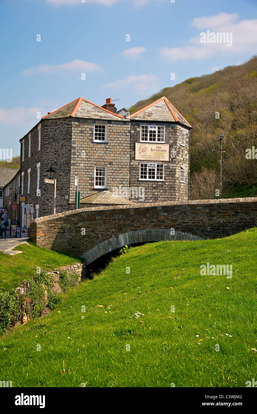 Boscastle Cornwall UK National Trust Stock Photo - Alamy