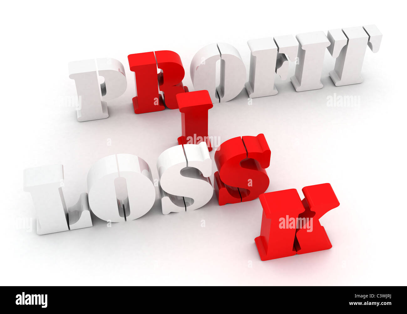 Risk,Profit and Loss Stock Photo - Alamy