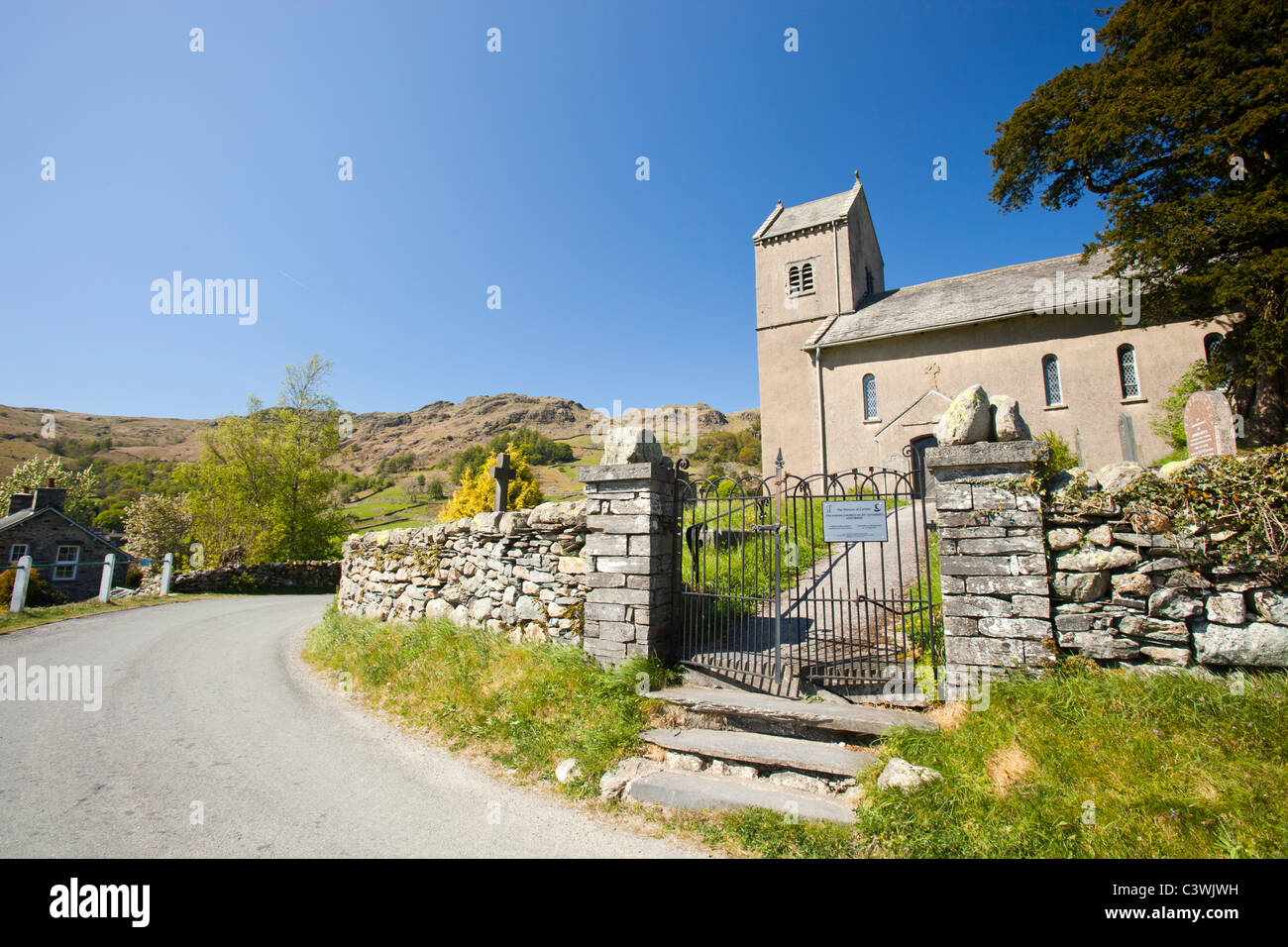 Kentmere church in Kentmere, Lake District, UK Stock Photo - Alamy