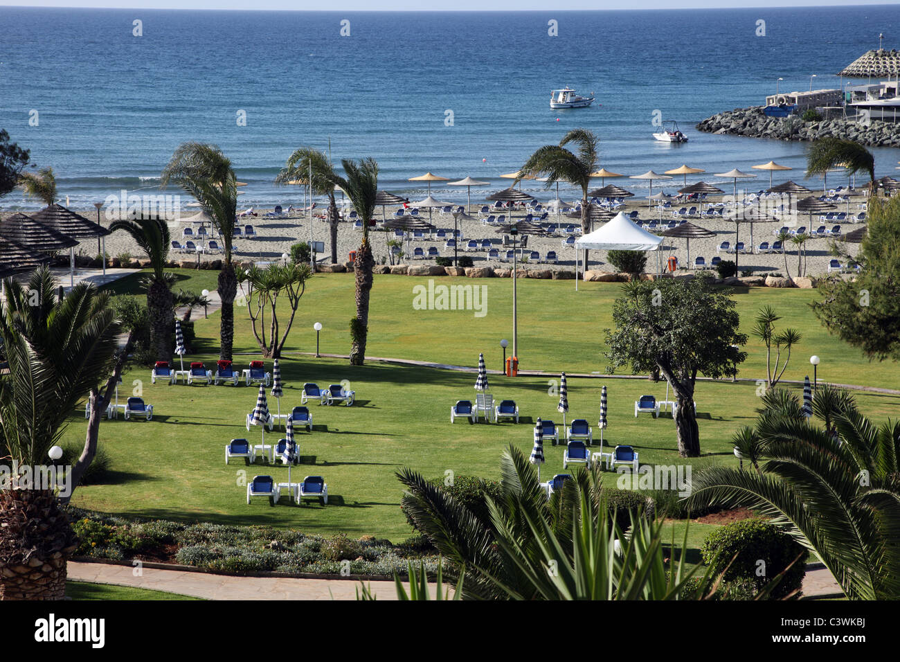 Cyprus beach resort hi-res stock photography and images - Alamy