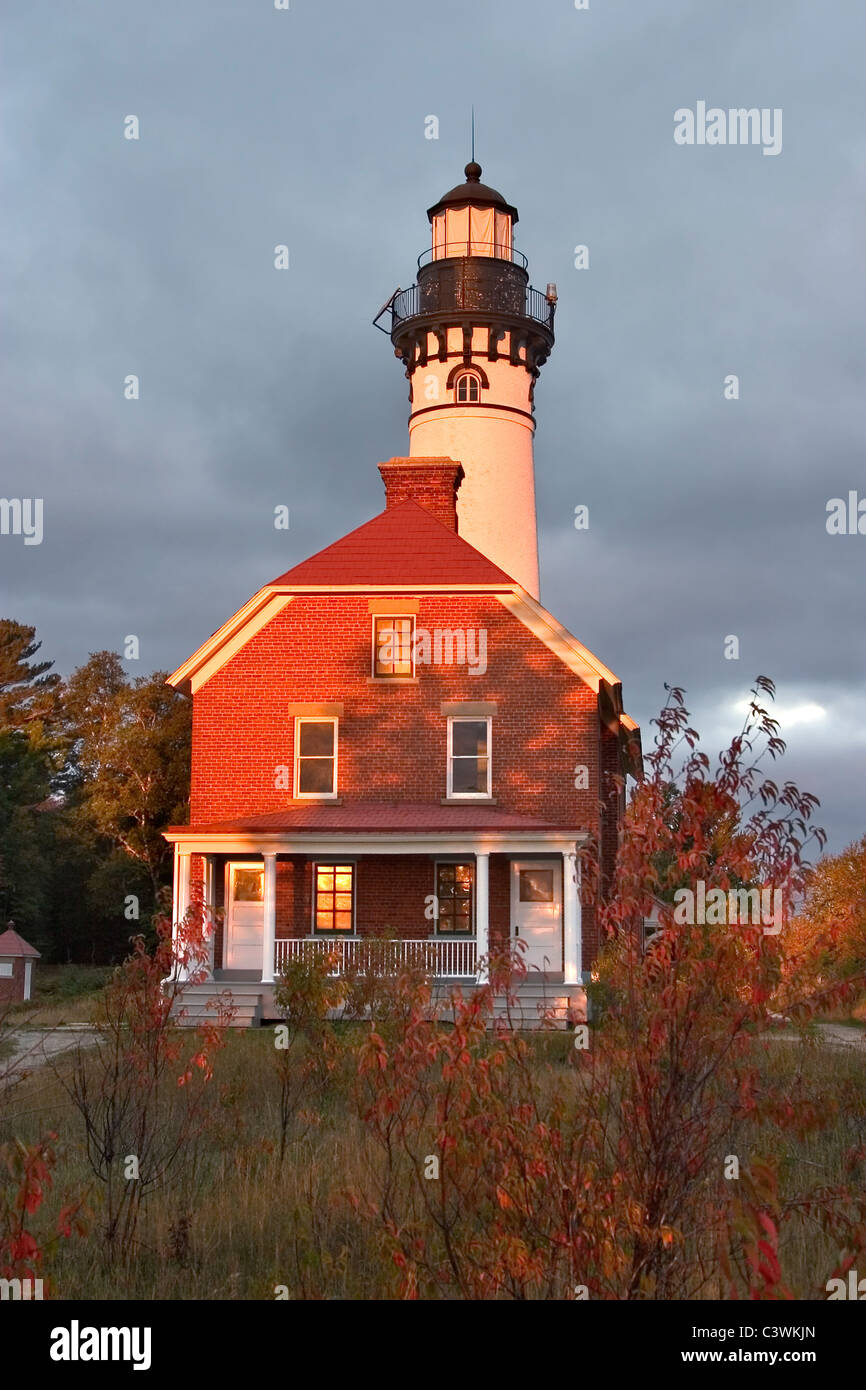 The Au Sable Point Lighthouse Along The Pictured Rocks National ...