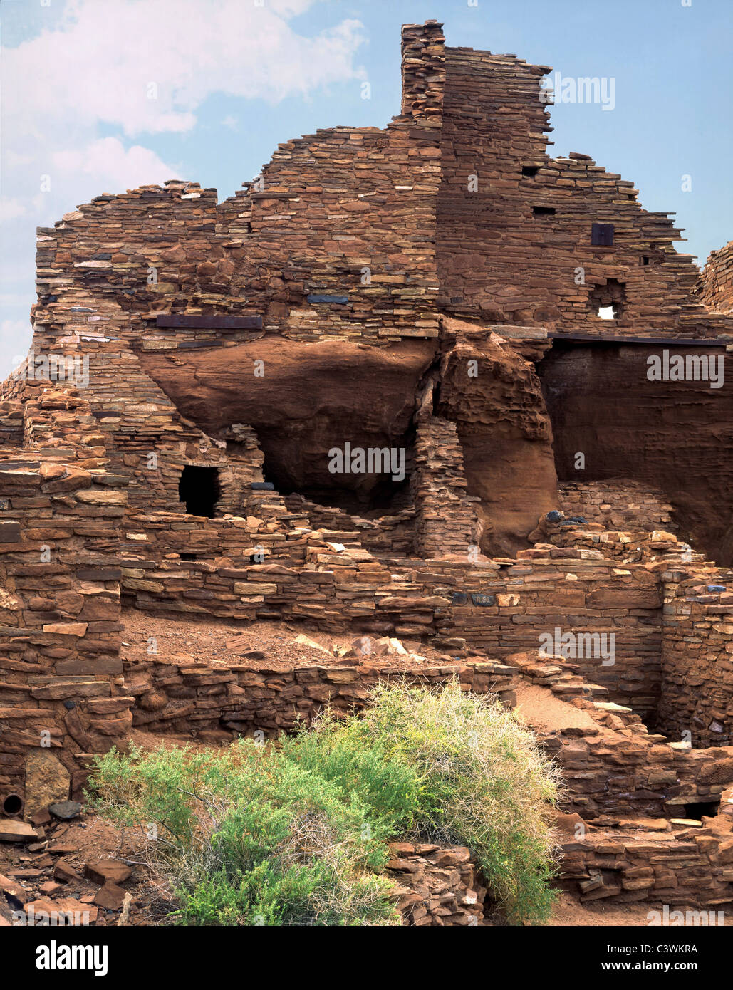 An Early Native American Structure, The Wupatki Pueblo Ruin, Wupatki ...