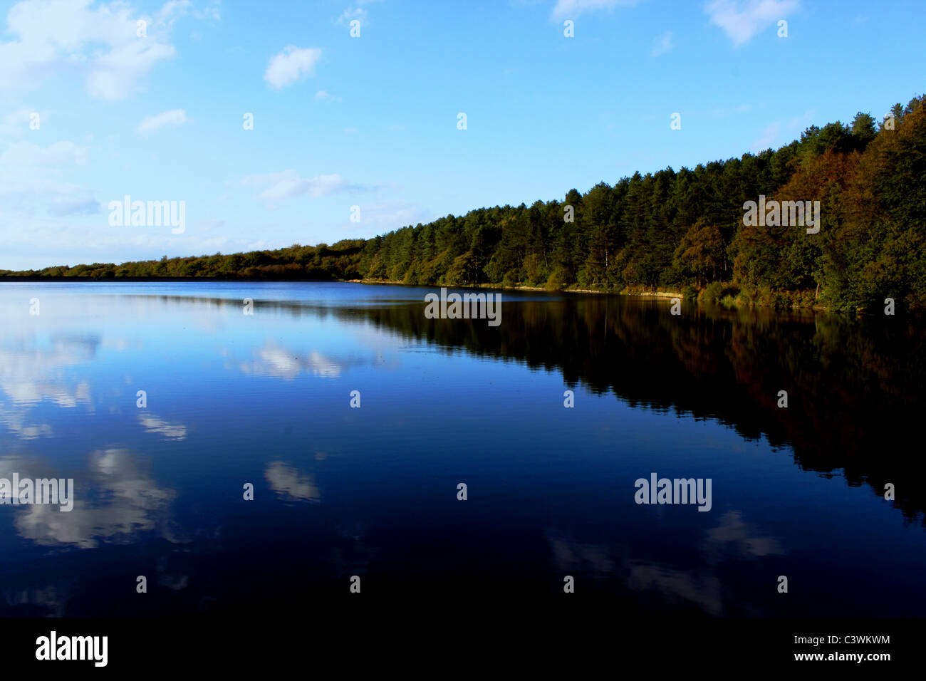 Landscape Lake Sky Reflection Stock Photo - Alamy