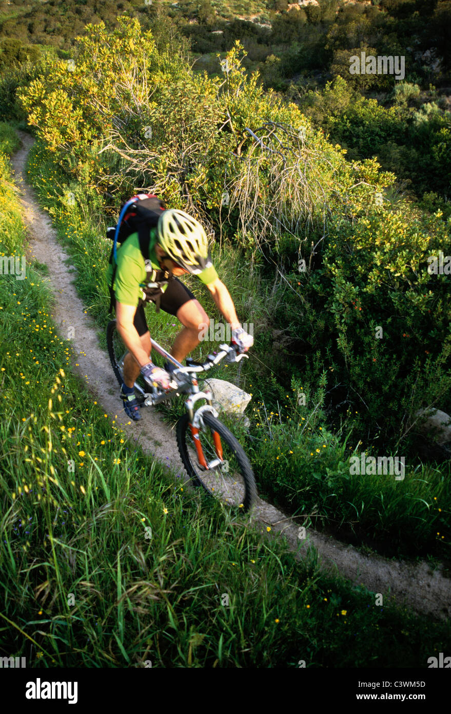 Person riding cycle on wide hi-res stock photography and images - Alamy