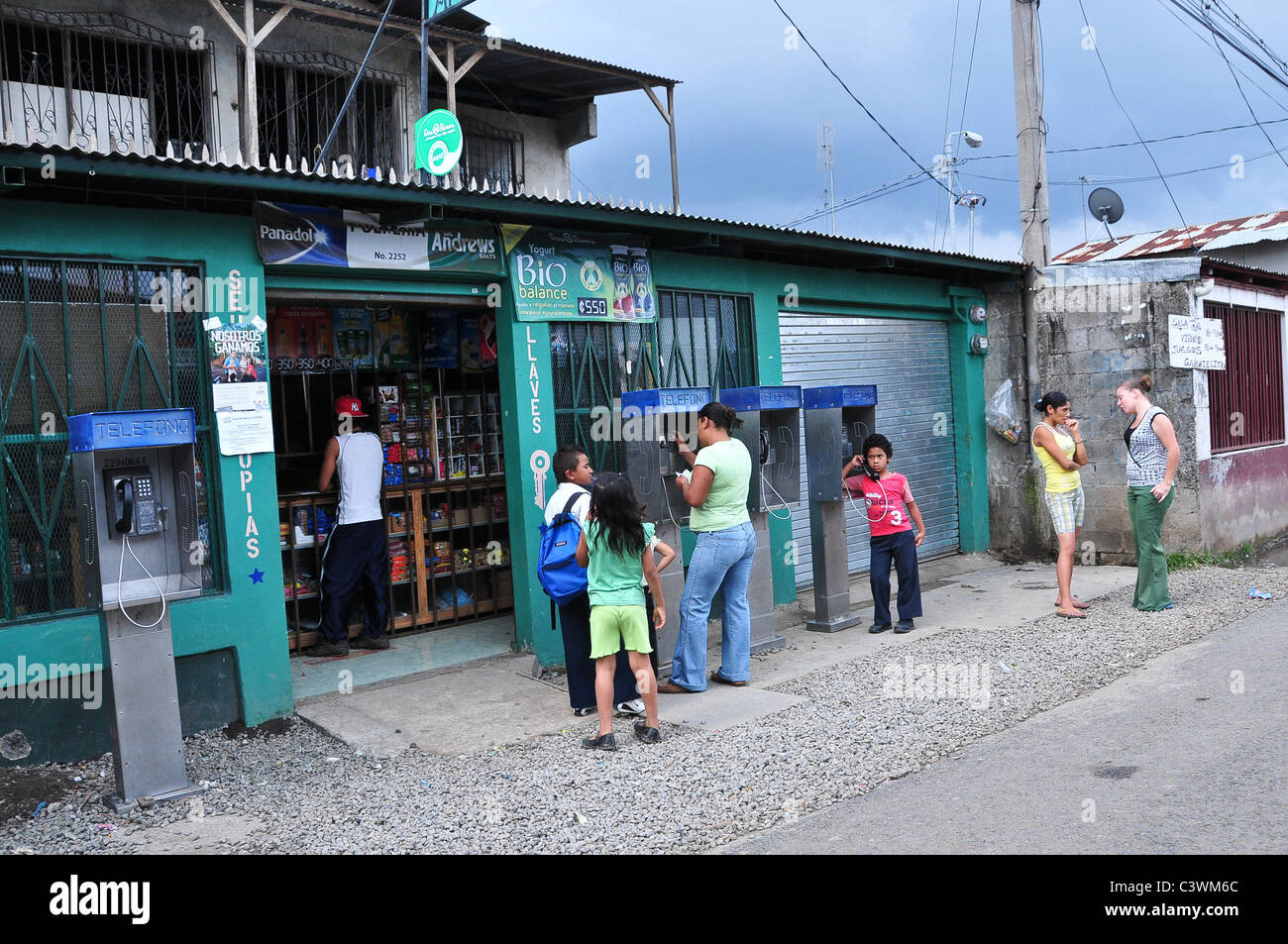 Poor neighborhood of La Carpio San José Costa Rica Stock Photo - Alamy