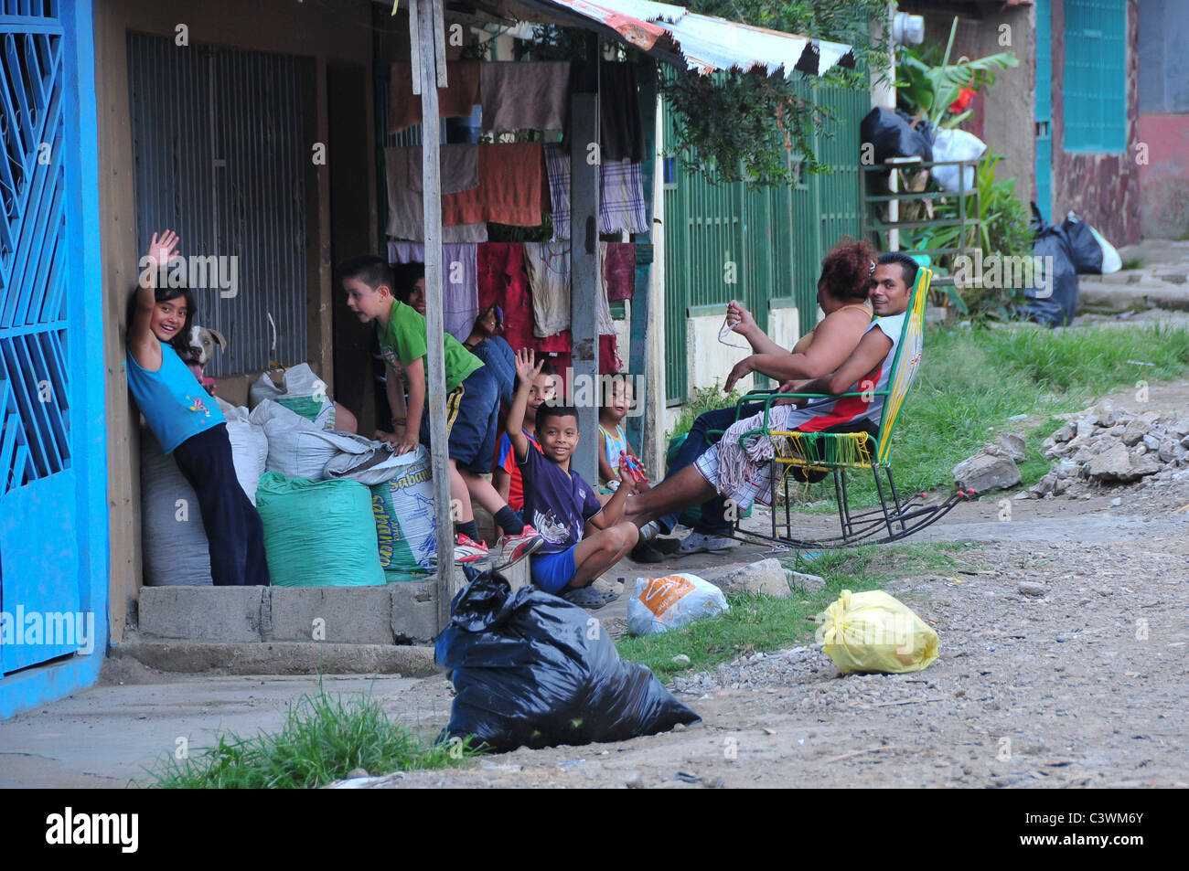 Impoverished Neighbourhood of La Carpio San José Costa Rica Stock Photo ...
