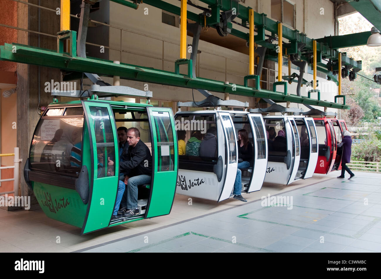 Jounieh Cable Car Beirut Lebanon Stock Photo - Alamy