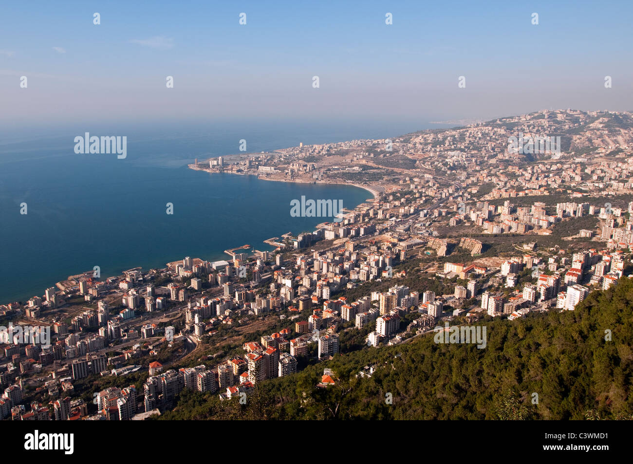 Aerial Jounieh Beirut Lebanon High Resolution Stock Photography and ...