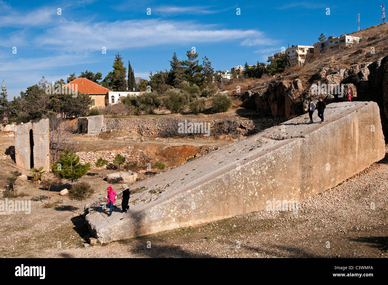 Baalbek giant stone, Beirut Lebanon Stock Photo - Alamy