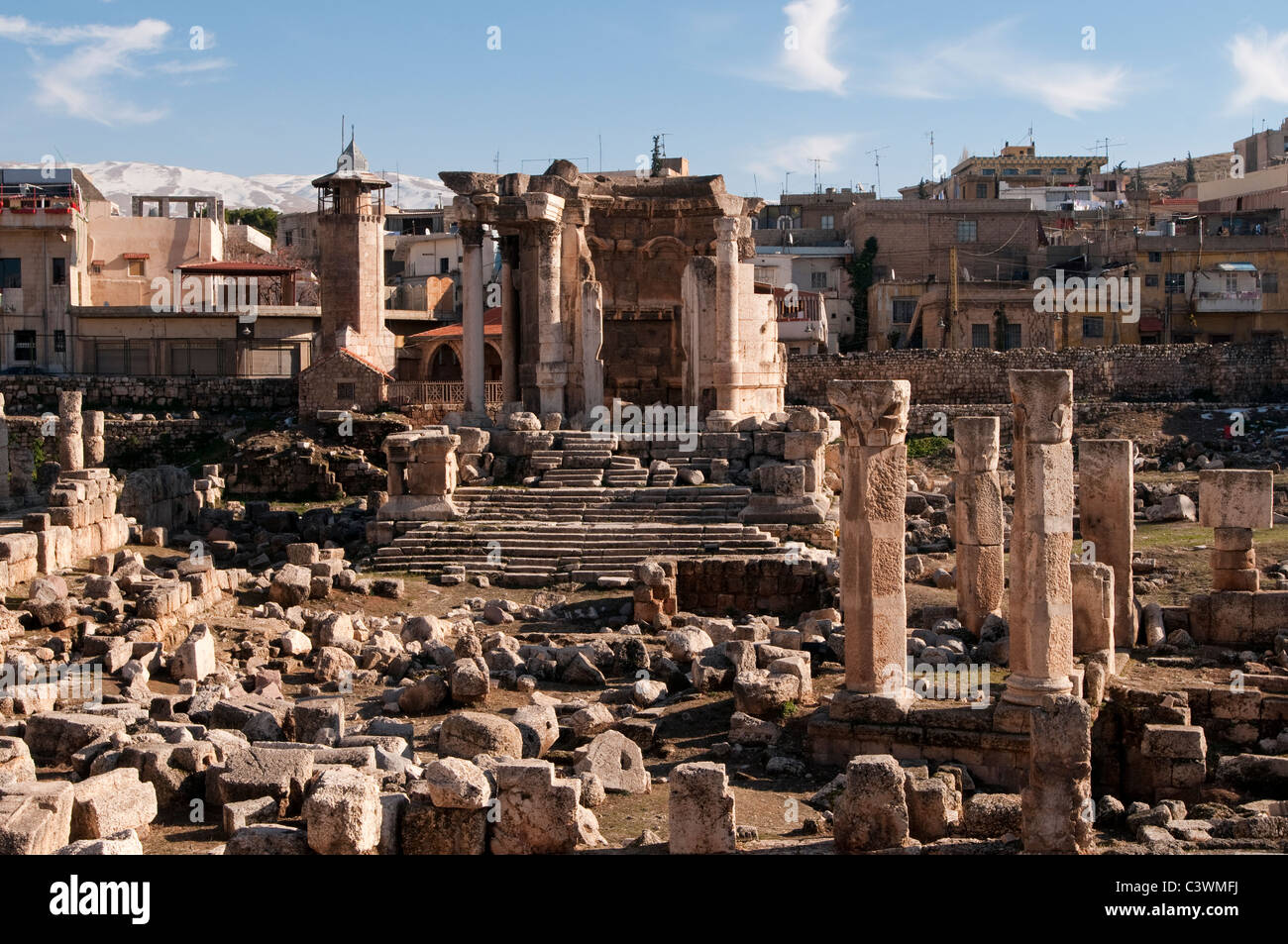 Baalbek ancient Roman city Beirut Lebanon Stock Photo - Alamy
