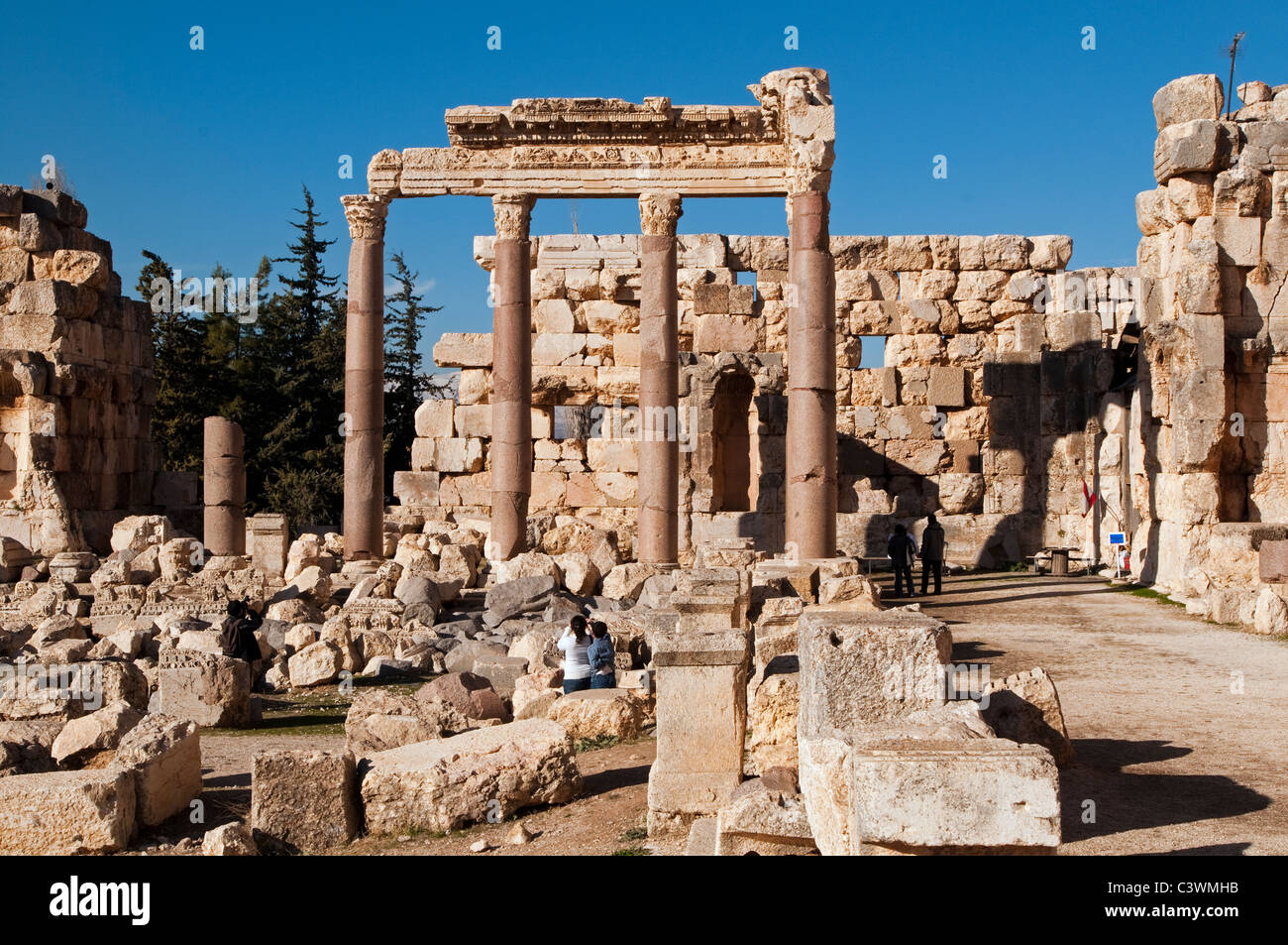 Baalbek ancient Roman city Beirut Lebanon Stock Photo - Alamy