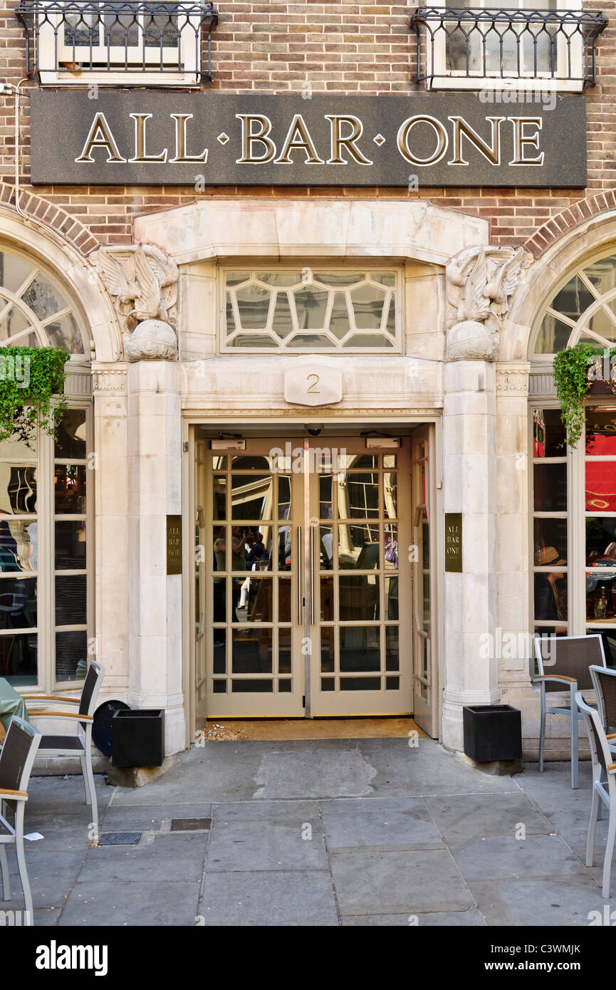 The Entrance to All Bar One in Brighton Stock Photo - Alamy