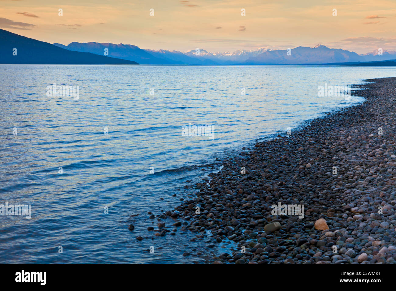 Lake Manapuri in New Zealand Stock Photo - Alamy