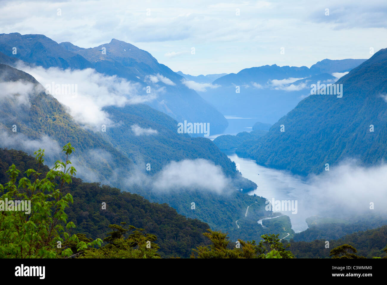 Scenic overlook of Doubtful Sound in New Zealand Stock Photo - Alamy