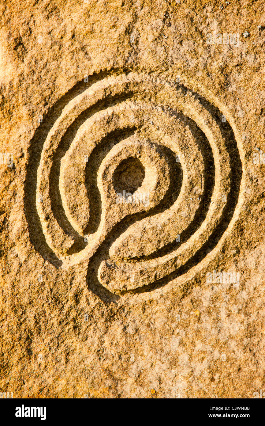 Cup ring stone hi-res stock photography and images - Alamy