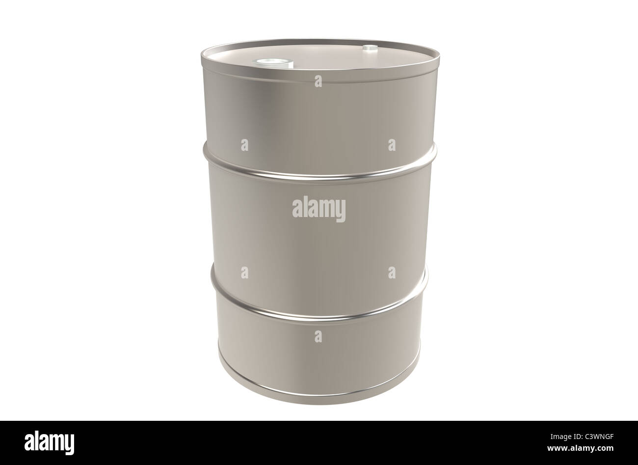 White steel barrel hi-res stock photography and images - Alamy