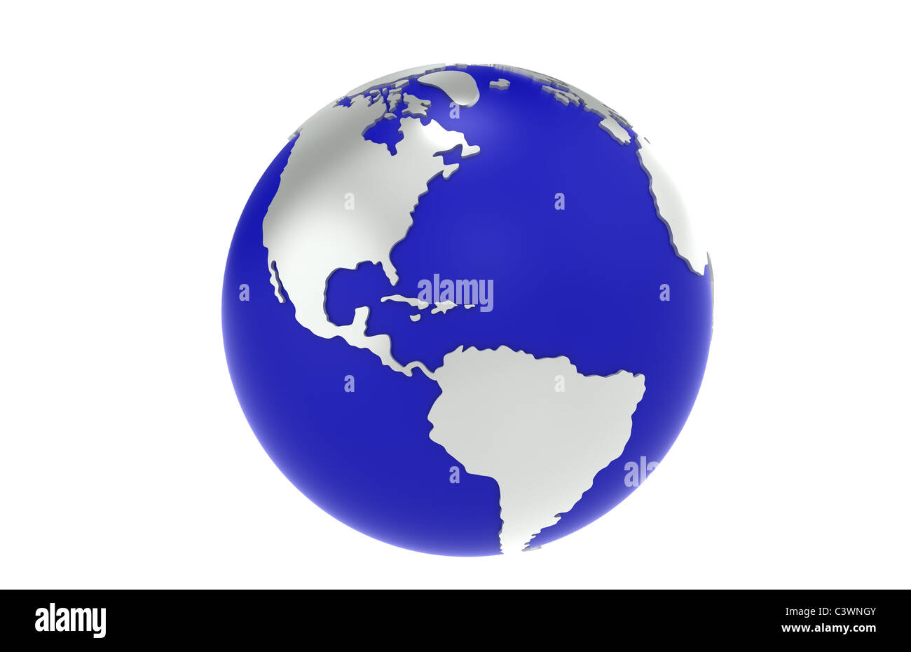 Map united states silver Cut Out Stock Images & Pictures - Alamy