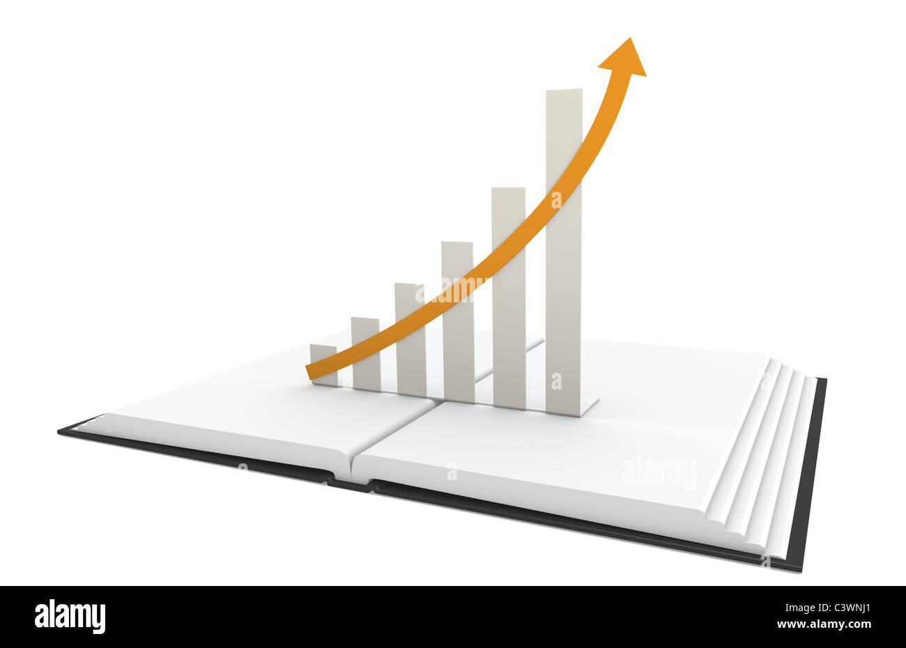 Business Graph. Business Graph. Pop-Up Book with Business Graph Stock ...