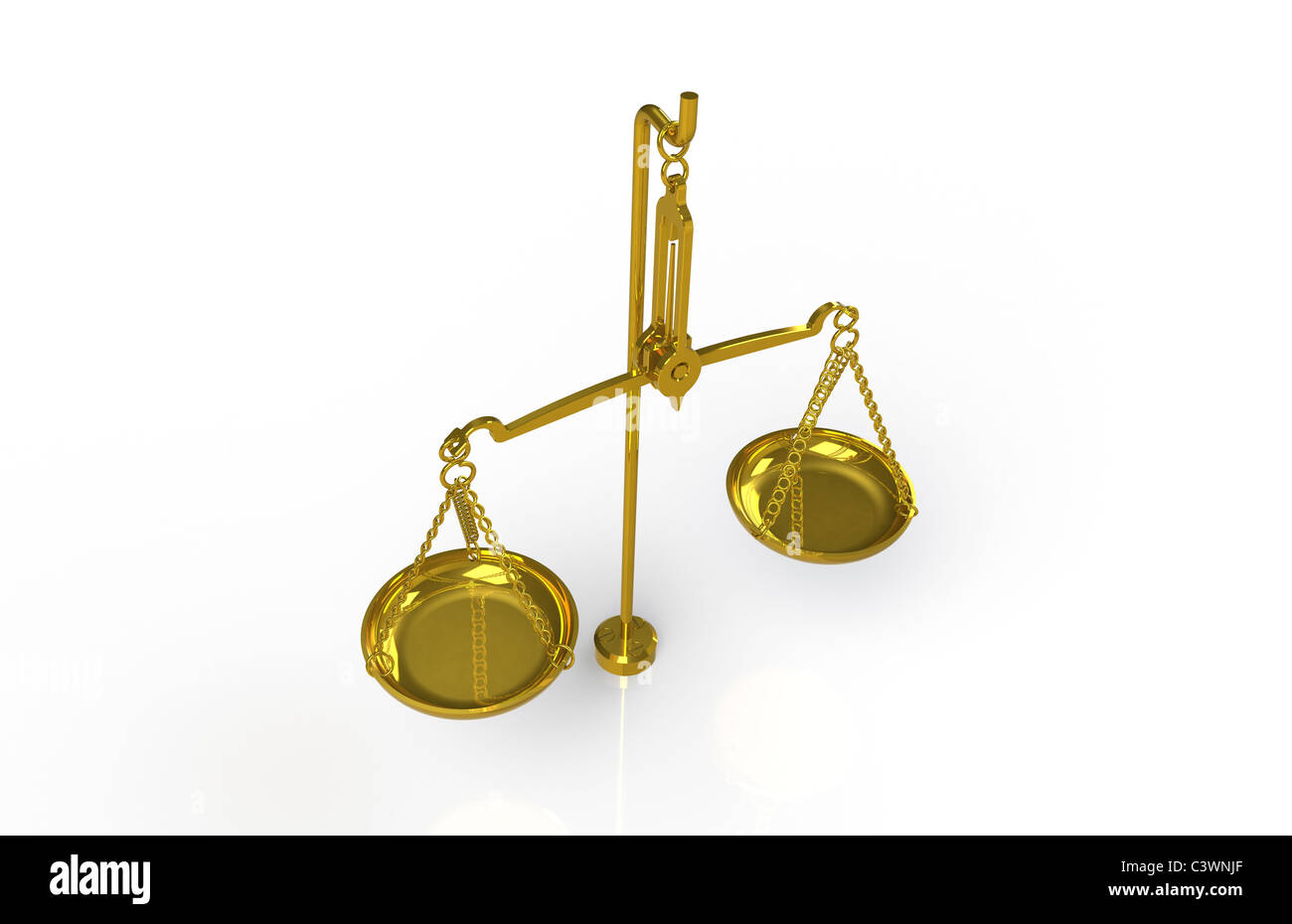 Balance Scale, Brass Stock Photo - Alamy