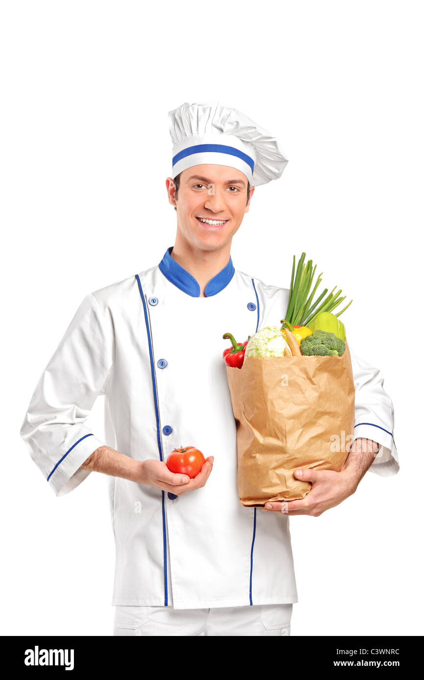 Chef full uniform hi-res stock photography and images - Alamy