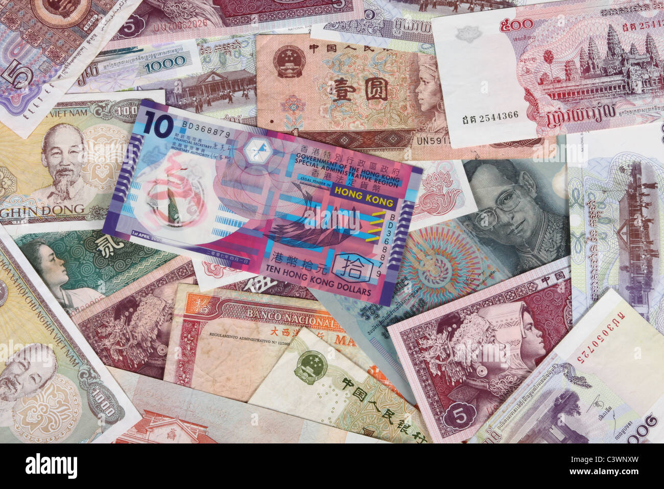 Money Of Asia Stock Photo - Alamy