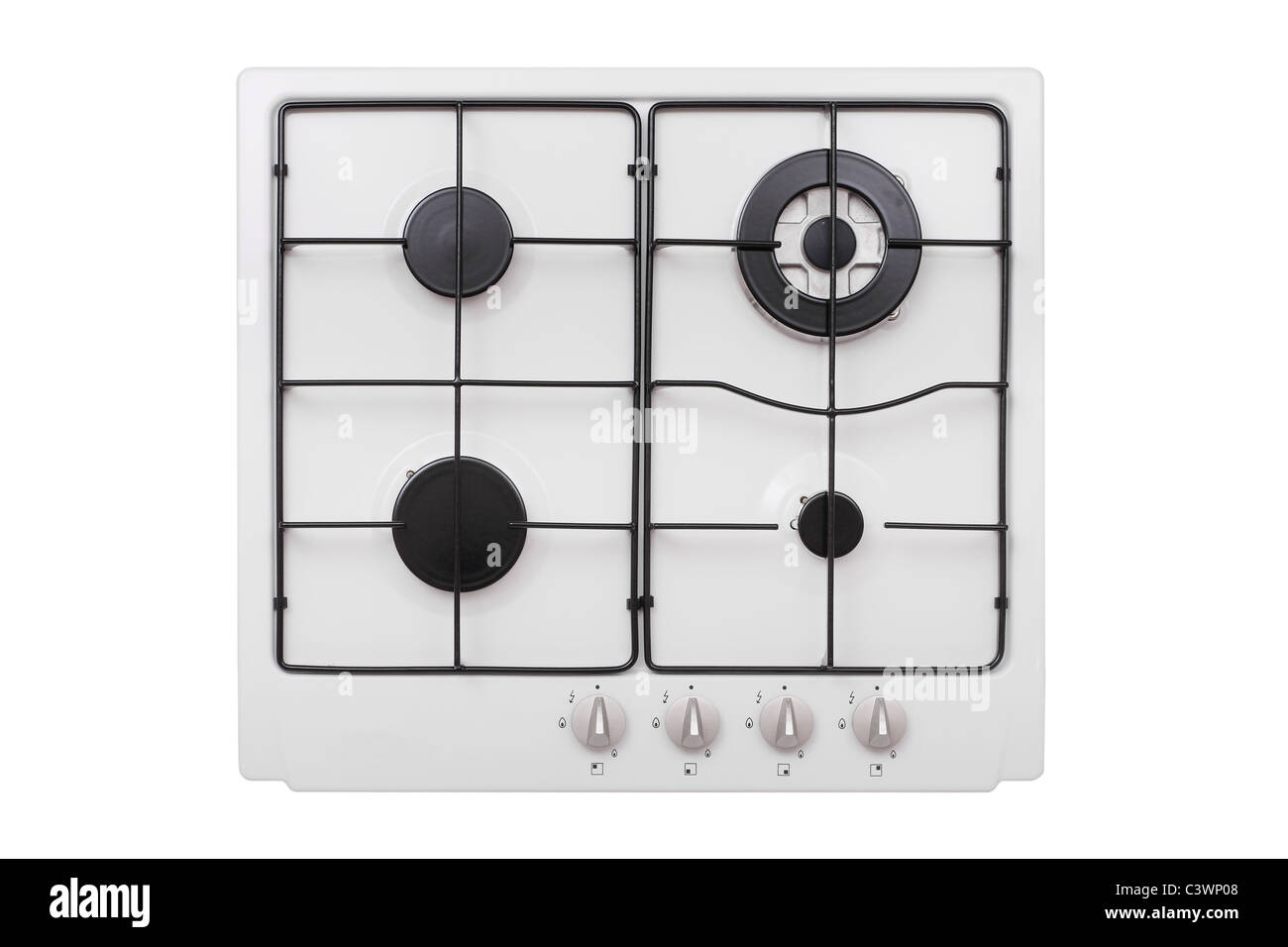 Cooking gas hob Cut Out Stock Images & Pictures - Alamy