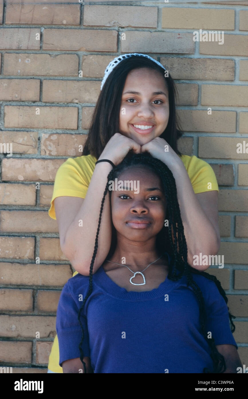 African american teen girls usa hi-res stock photography and images - Alamy