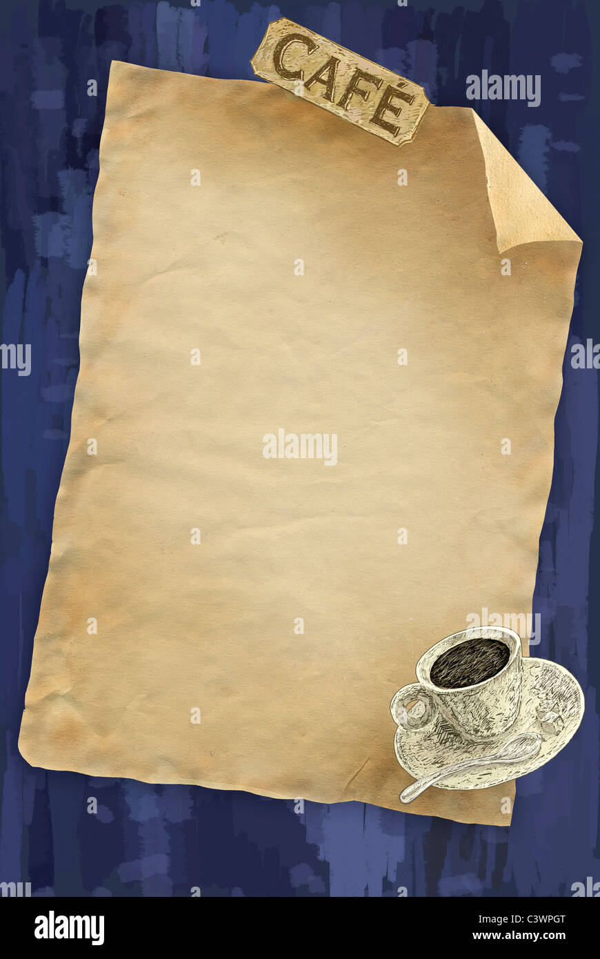 Cafe theme background Stock Photo - Alamy