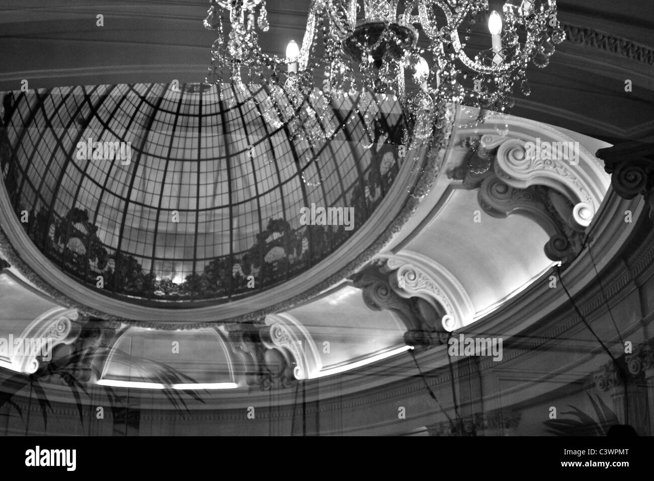 Bilbao Spain, hotel ceiling Stock Photo - Alamy