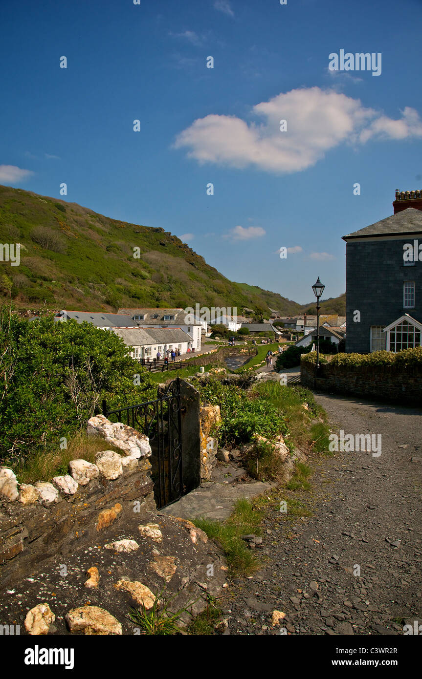 Boscastle Cornwall UK National Trust Village Stock Photo - Alamy
