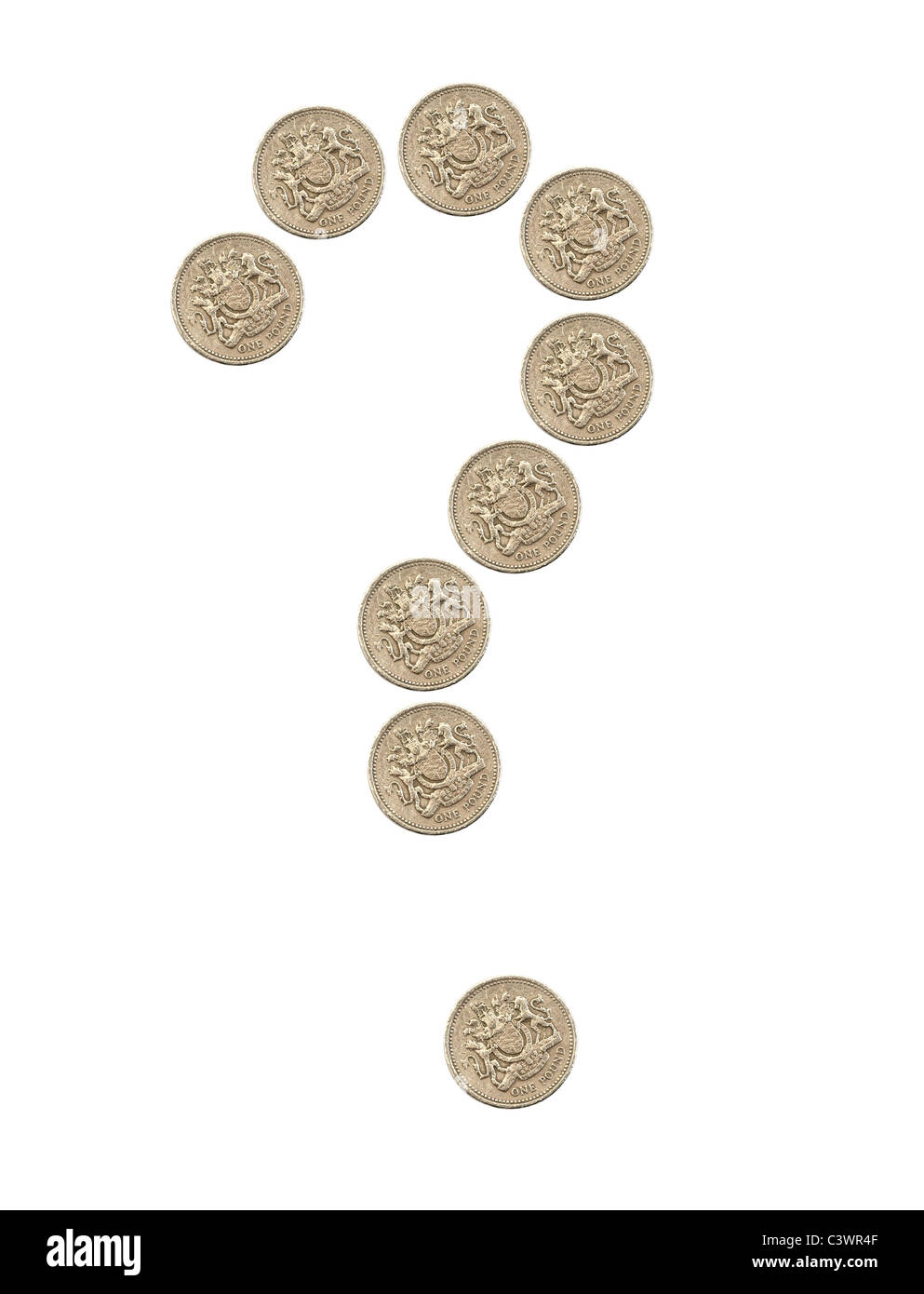 Coin question Cut Out Stock Images & Pictures - Alamy