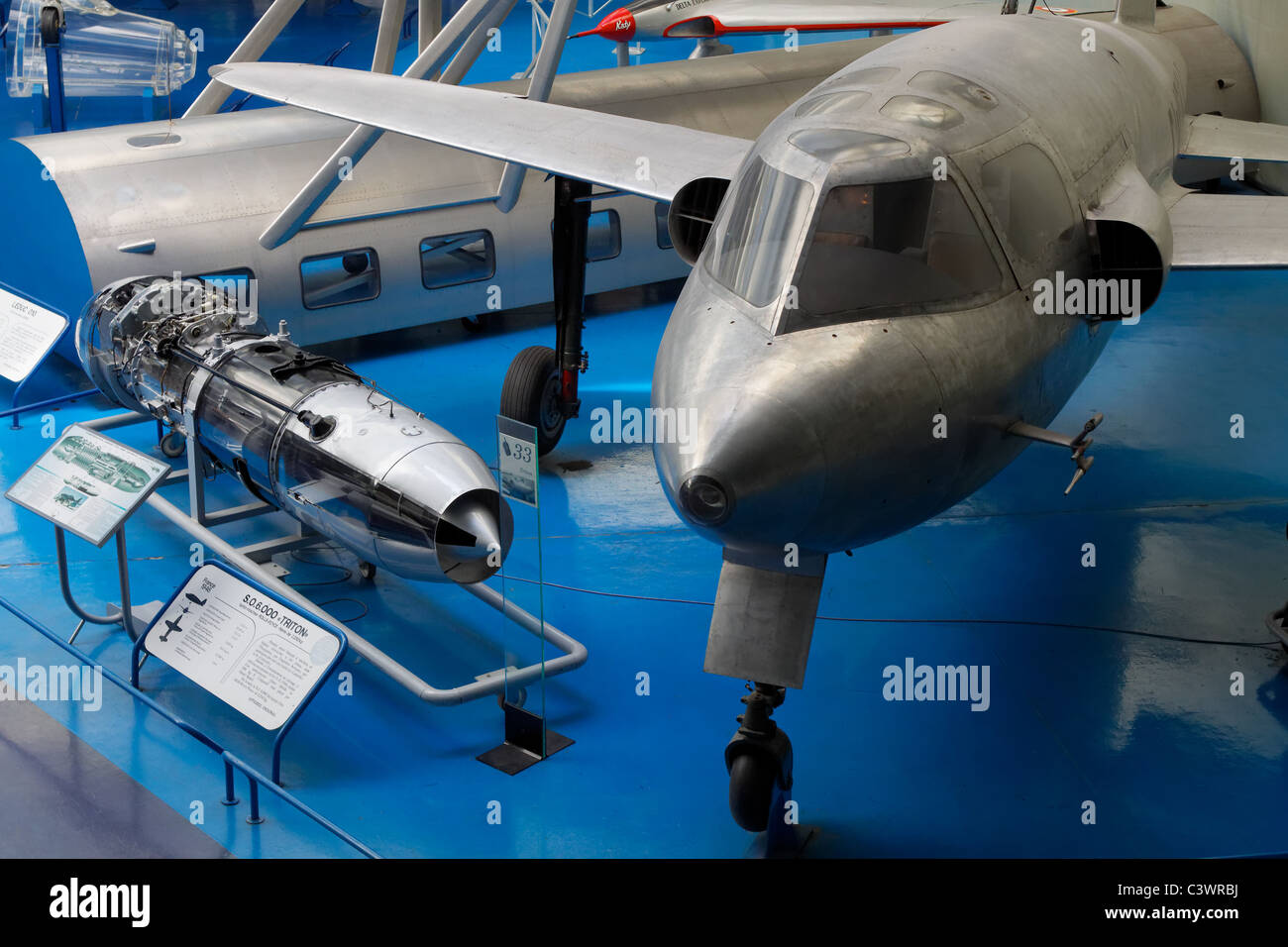 SO.6000 Triton, French Air Force prototype, Air and Space Museum (le ...