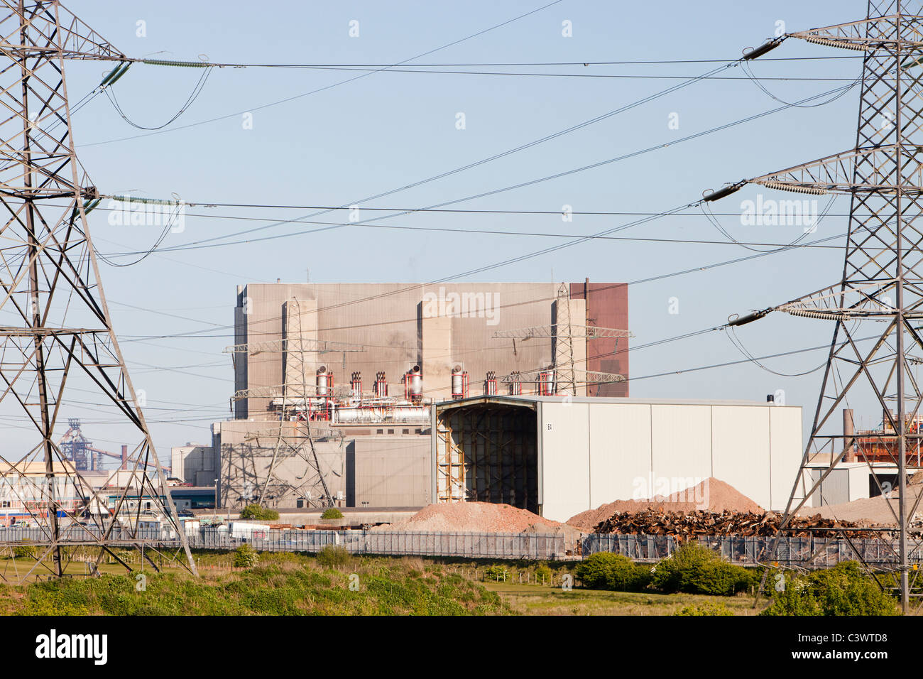 Hartlepool nuclear power station on Teeside, UK Stock Photo - Alamy