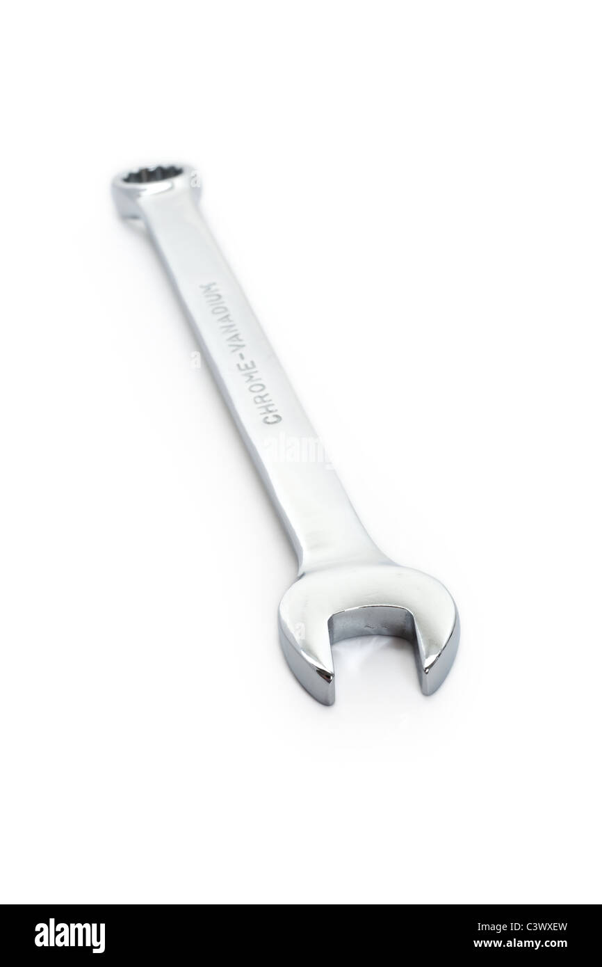 Metal Wrench close up shot Stock Photo - Alamy