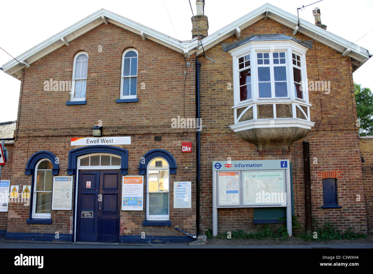 Ewell west railway station hi-res stock photography and images - Alamy