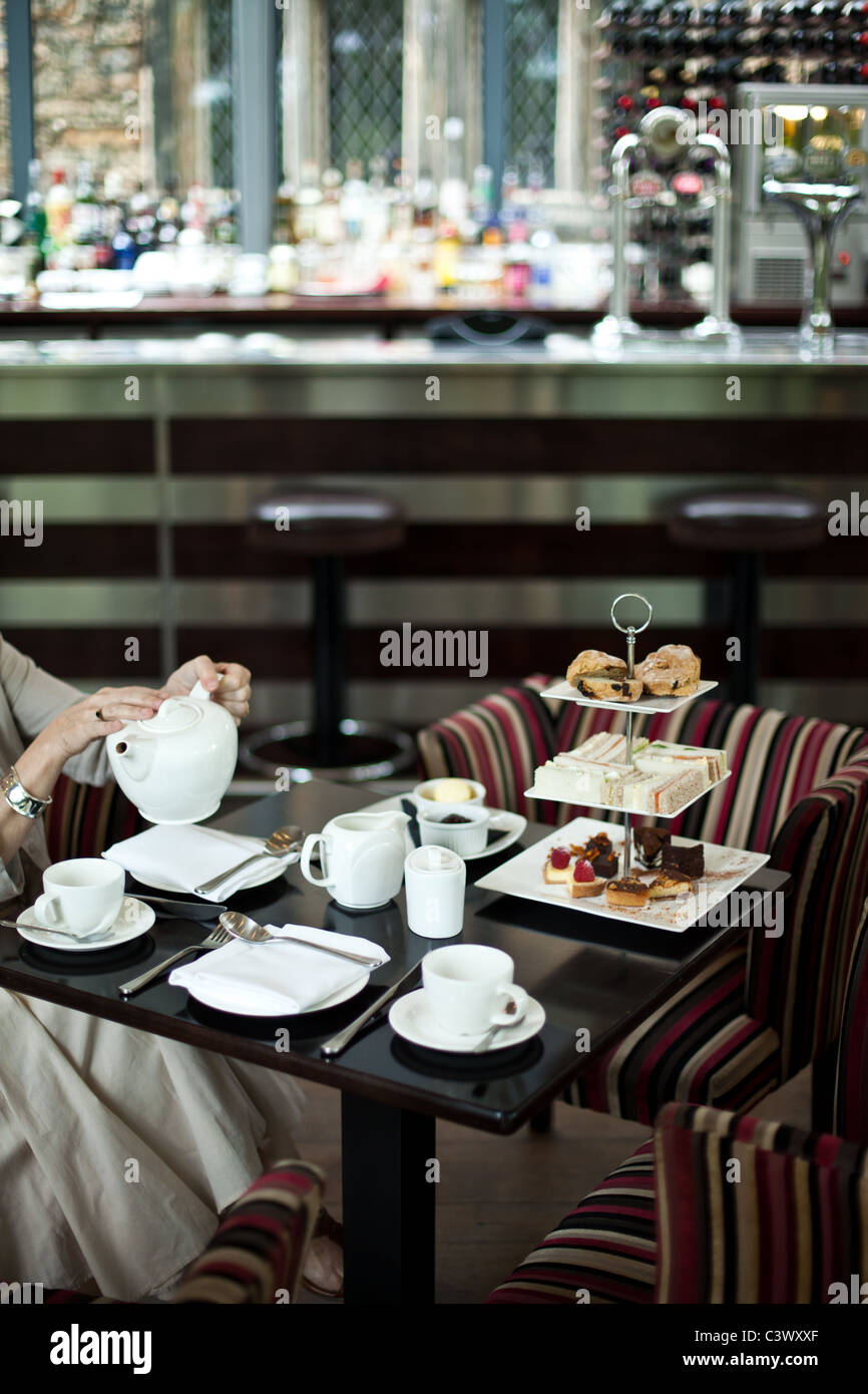 Afternoon Tea (Portrait Stock Photo - Alamy