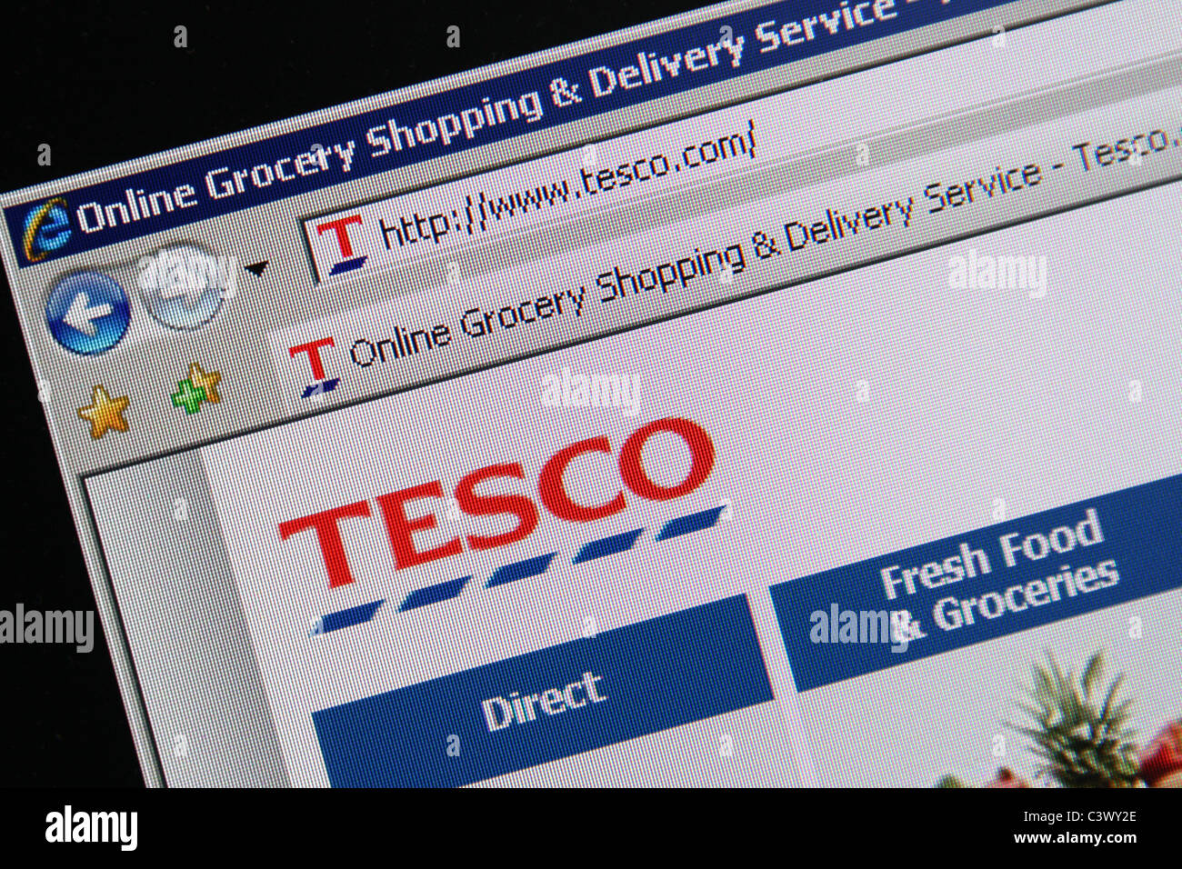 Tesco website hi-res stock photography and images - Alamy