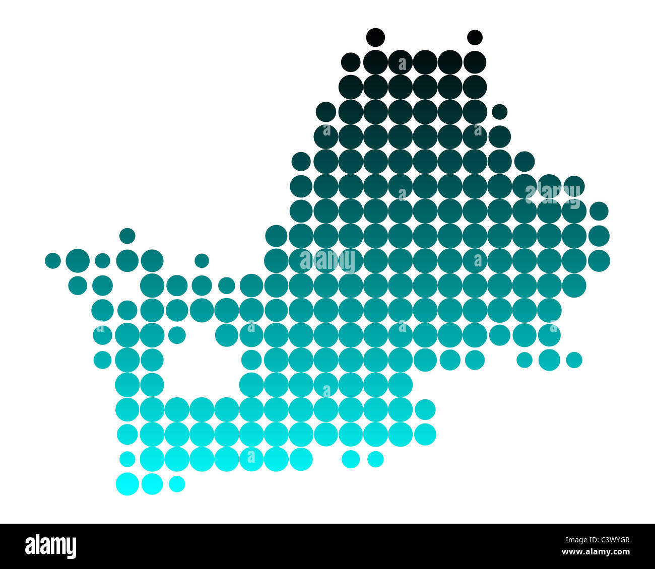 Map of Lake Chiemsee Stock Photo - Alamy