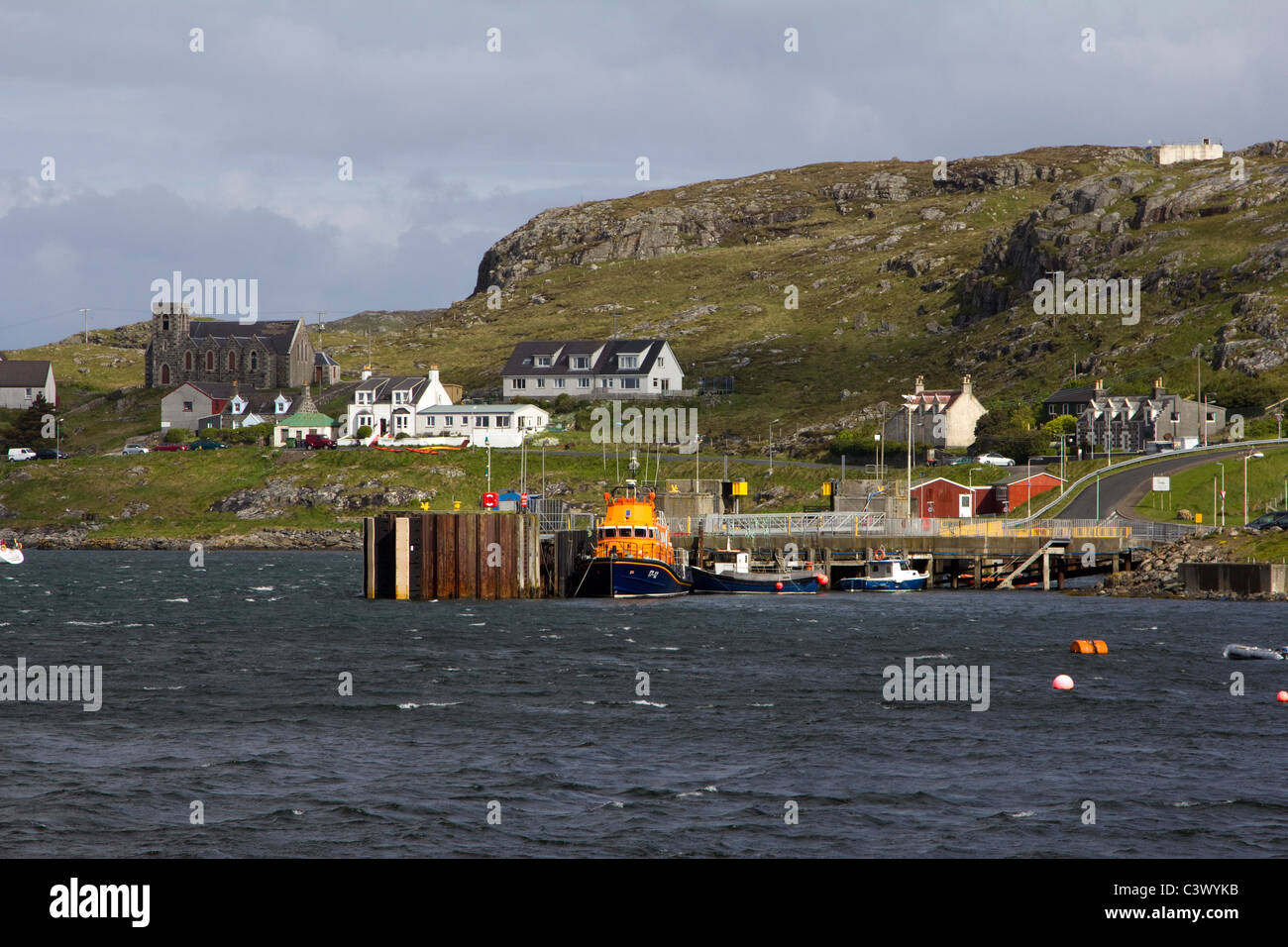 Port town of barra hi-res stock photography and images - Alamy